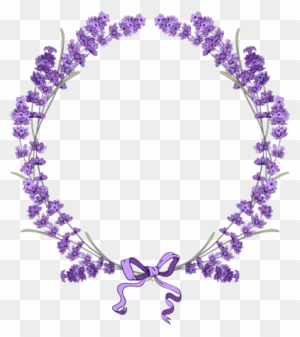 A Little Lavender And Butterflies With Frame - Purple Vintage Frame Png ...
